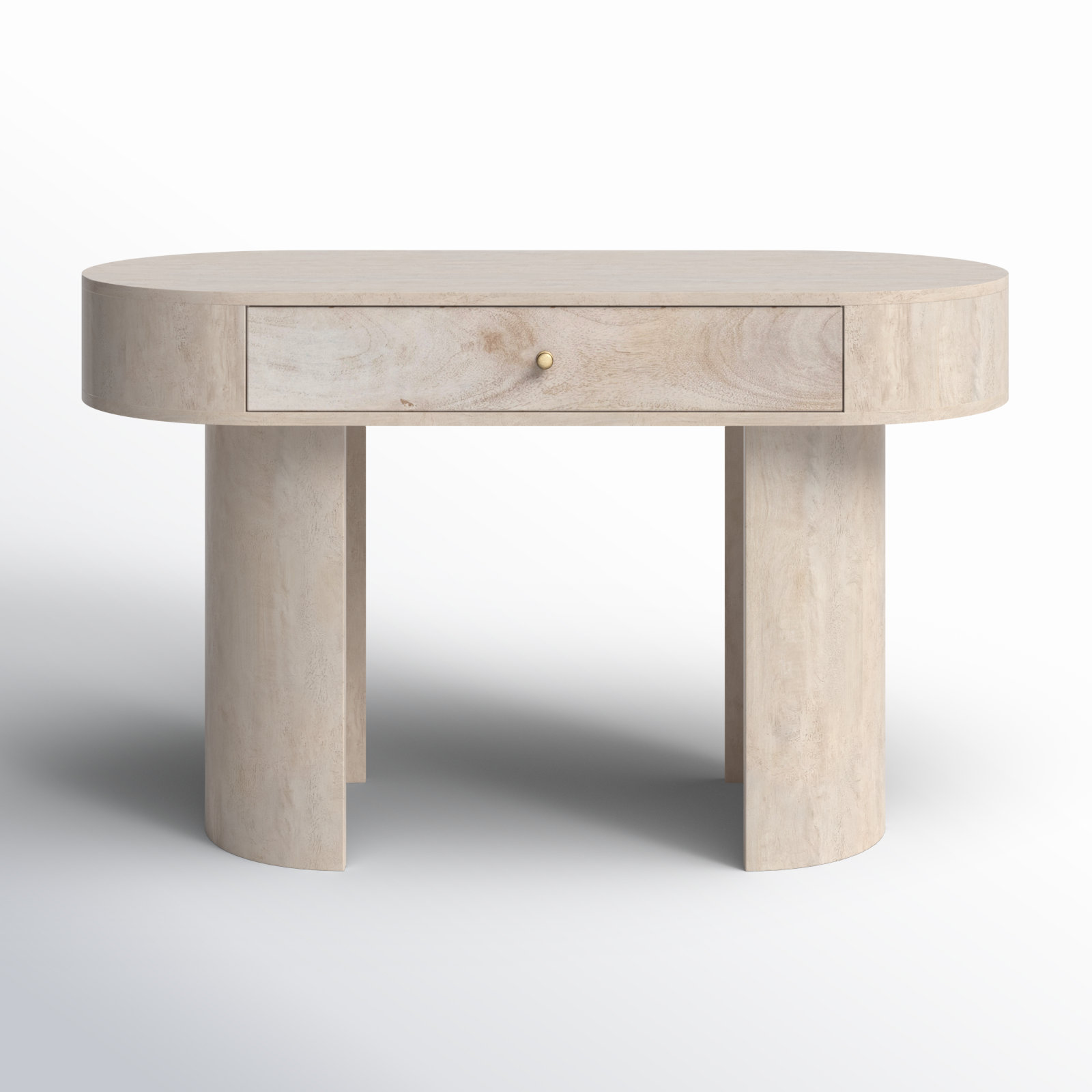 Ebern Designs Gooding Oval Desk & Reviews | Wayfair