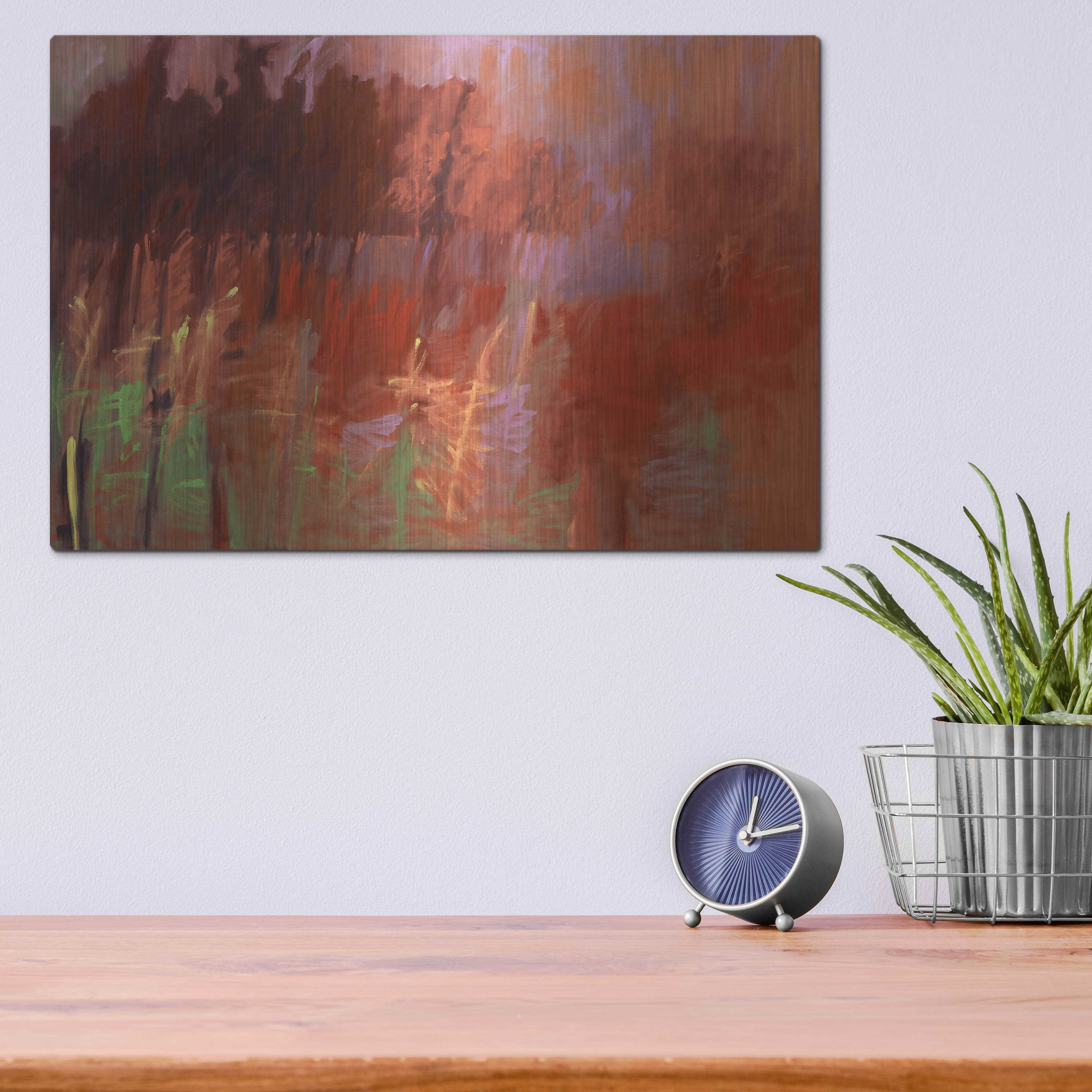 Wrought Studio™ ' Once Autumn' by Jane Schmidt, Metal Wall Art, | Wayfair