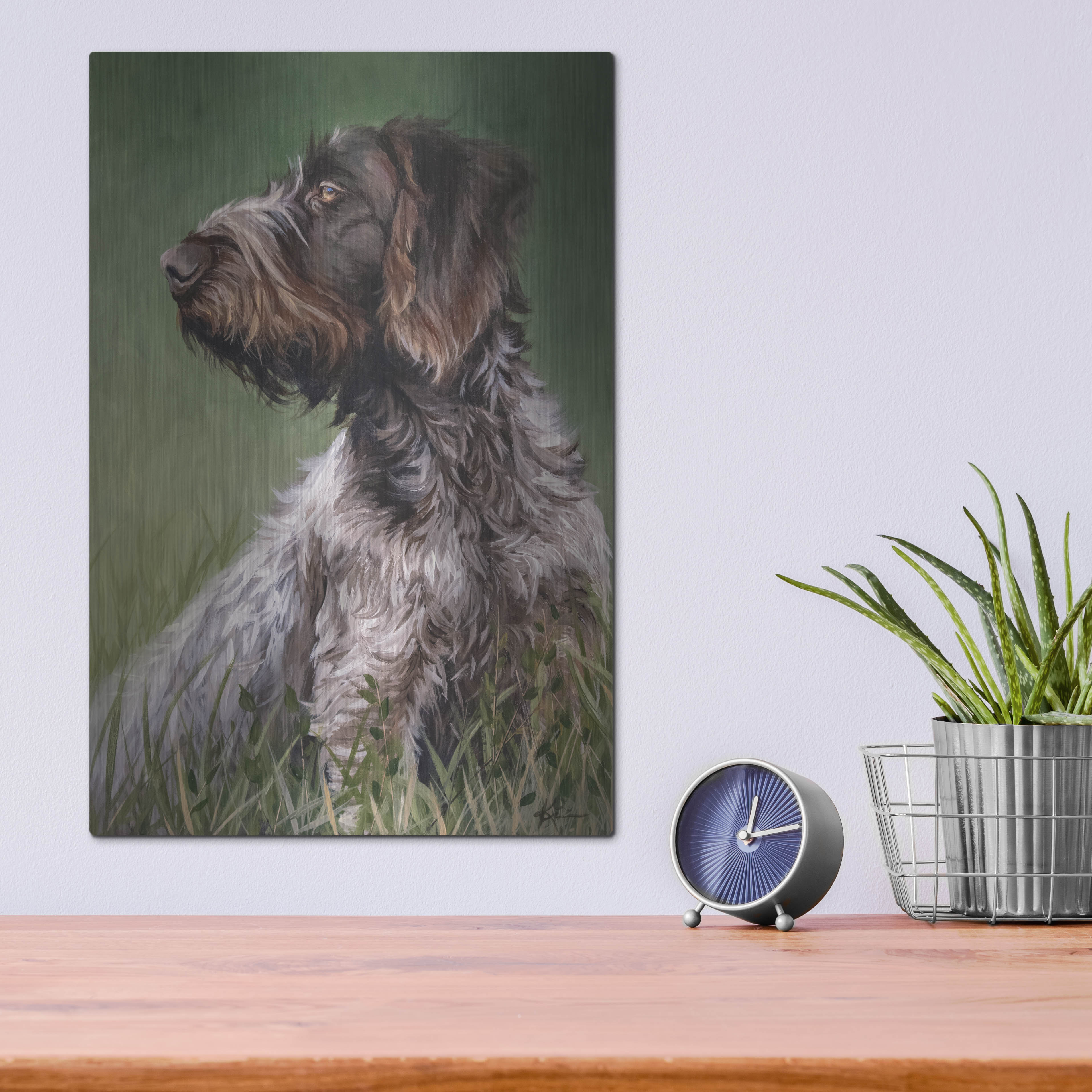 Winston Porter 'Dogs German Wirehaired Pointer' by Lindsay Kivi Metal ...