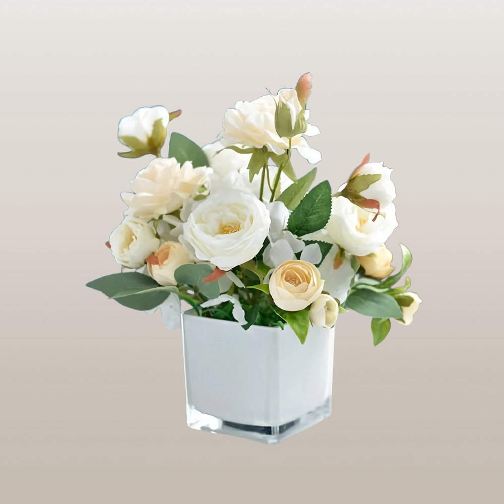 Primrue Simulated Flowers, Fake Flower Decorations, Floral Ornaments ...