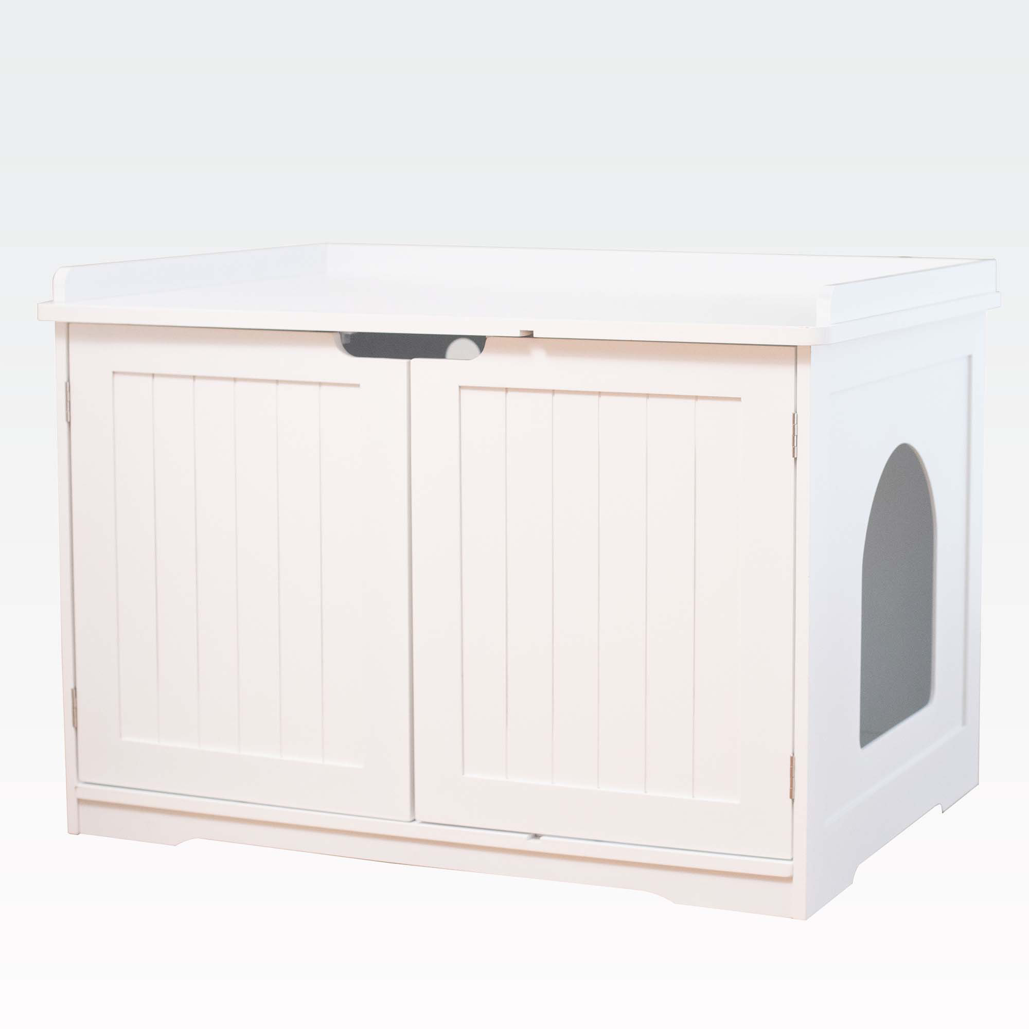 Winston Porter Rihansh 30"Litter Box Shell, Hidden Litter Box Furniture ...