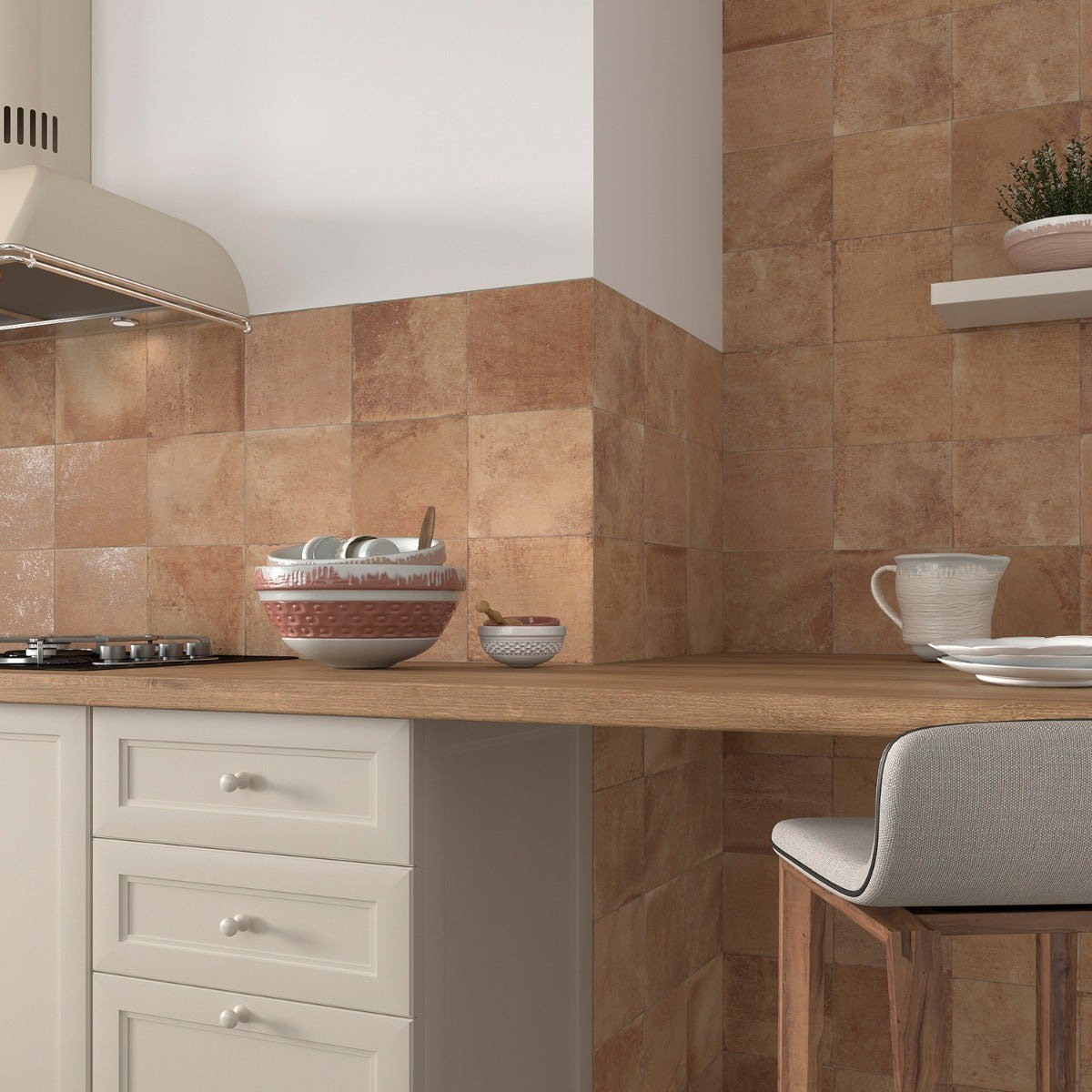 TileBar Angela Harris Mediterra 8X8 Matte Porcelain Tile | Perigold