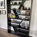 Mercury Row® Dailey Geometric Bookcase & Reviews | Wayfair