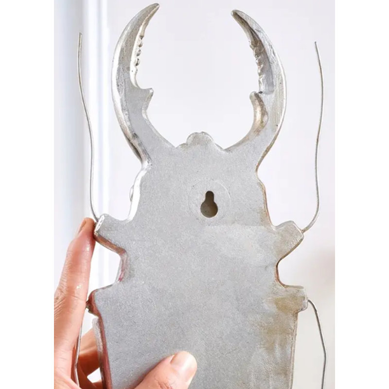 House of Hampton® Pincher Bug Beetle Mirror Glam Safari Gallery Wall ...