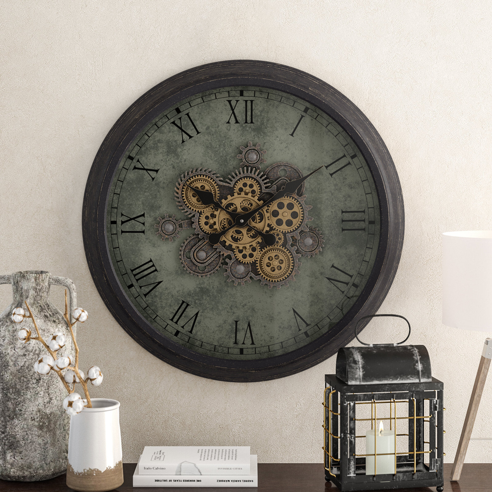 Trent Austin Design® Oversized Alvarez 27.8" Wall Clock | Wayfair