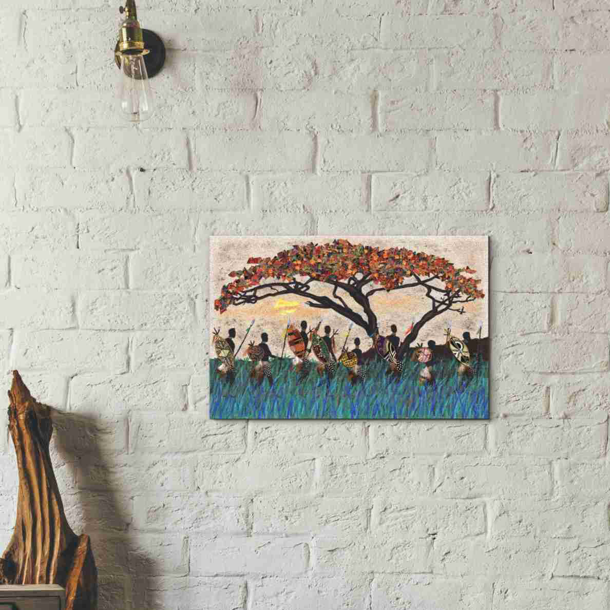 Epic Graffiti 'Planes Of Africa III' By Alonzo Saunders Canvas Wall Art ...