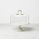 Lenox French Perle White Cake Plate With Dome & Reviews | Perigold