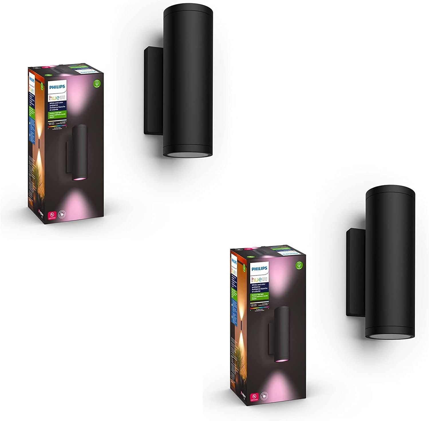Co-t Philips Hue Appear Outdoor Smart Wall Light - White And Colour ...