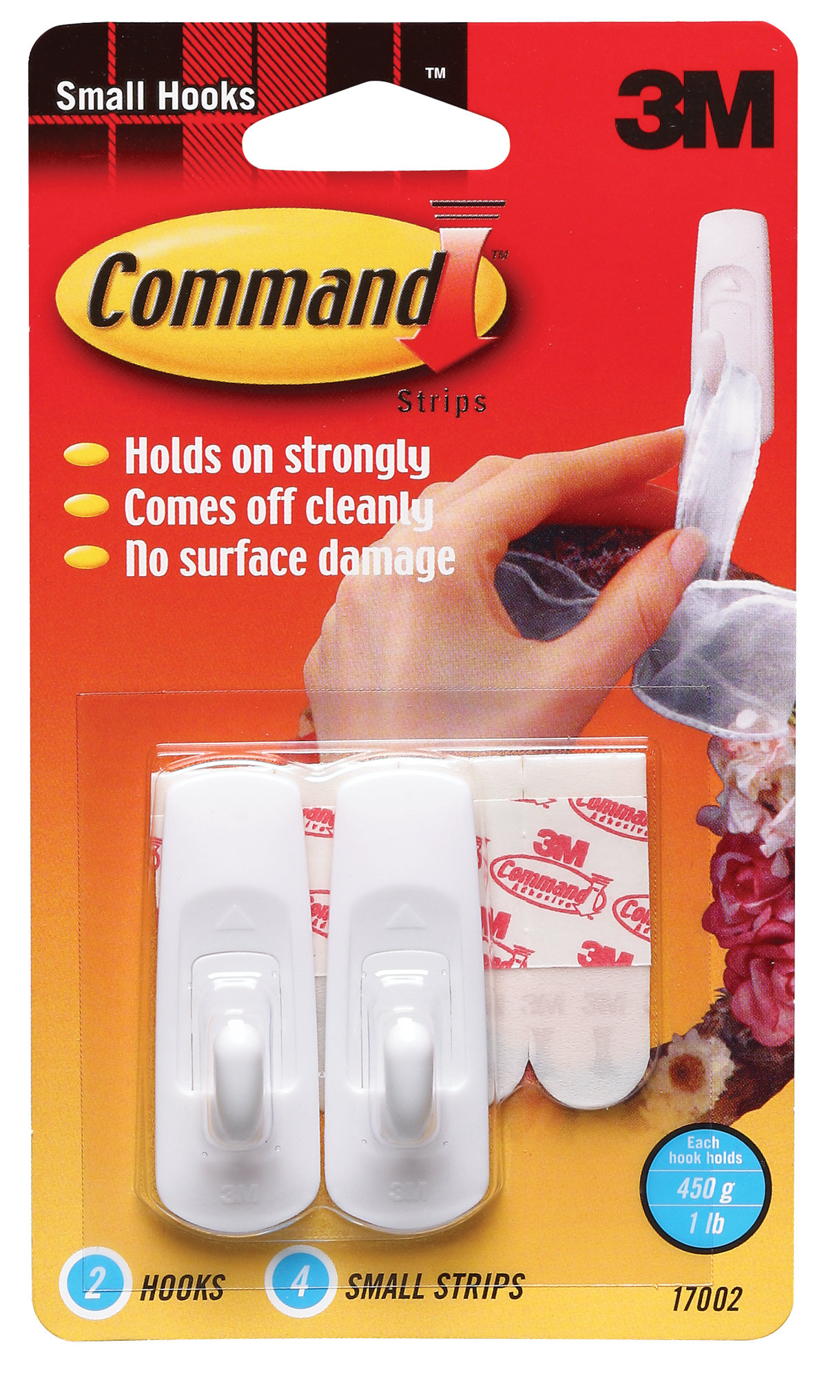 3M Small Hook with Command Adhesive & Reviews | Wayfair