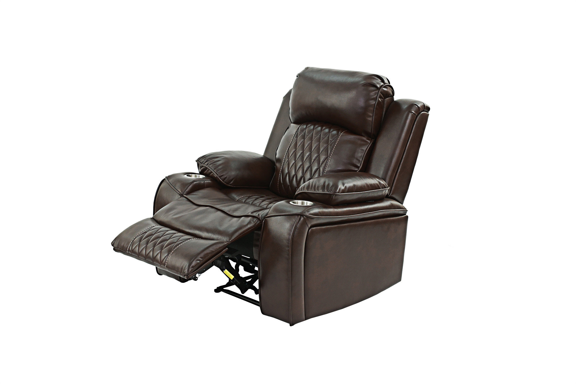 Hokku Designs Power Motion Recliner Chair 1Pc Chair Contemporary Brown ...