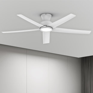 White & Cream Ceiling Fans With Lights You'll Love | Wayfair