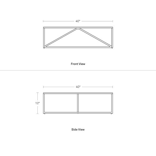 Blu Dot Strut Coffee Table & Reviews | Perigold