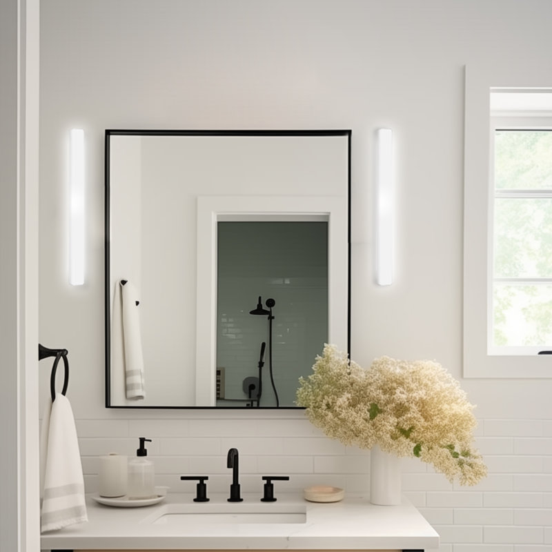 Wrought Studio™ Claudean Modern Integrated LED 6500K Cool White Vanity ...