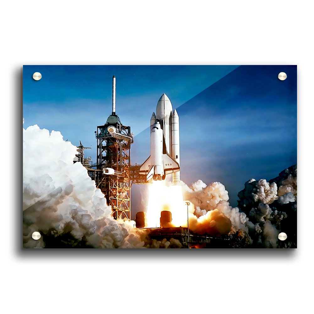 East Urban Home Space Shuttle Take off - Unframed Photograph Print on ...