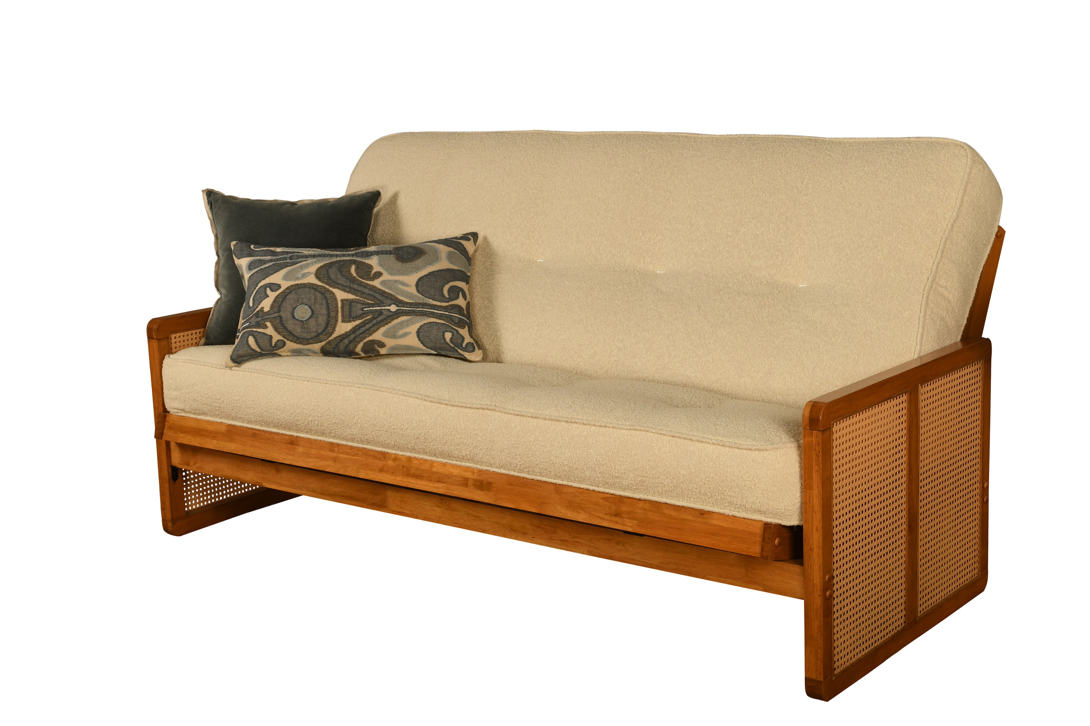 Bayou Breeze Bridyn Full-size Futon includes Mattress | Wayfair