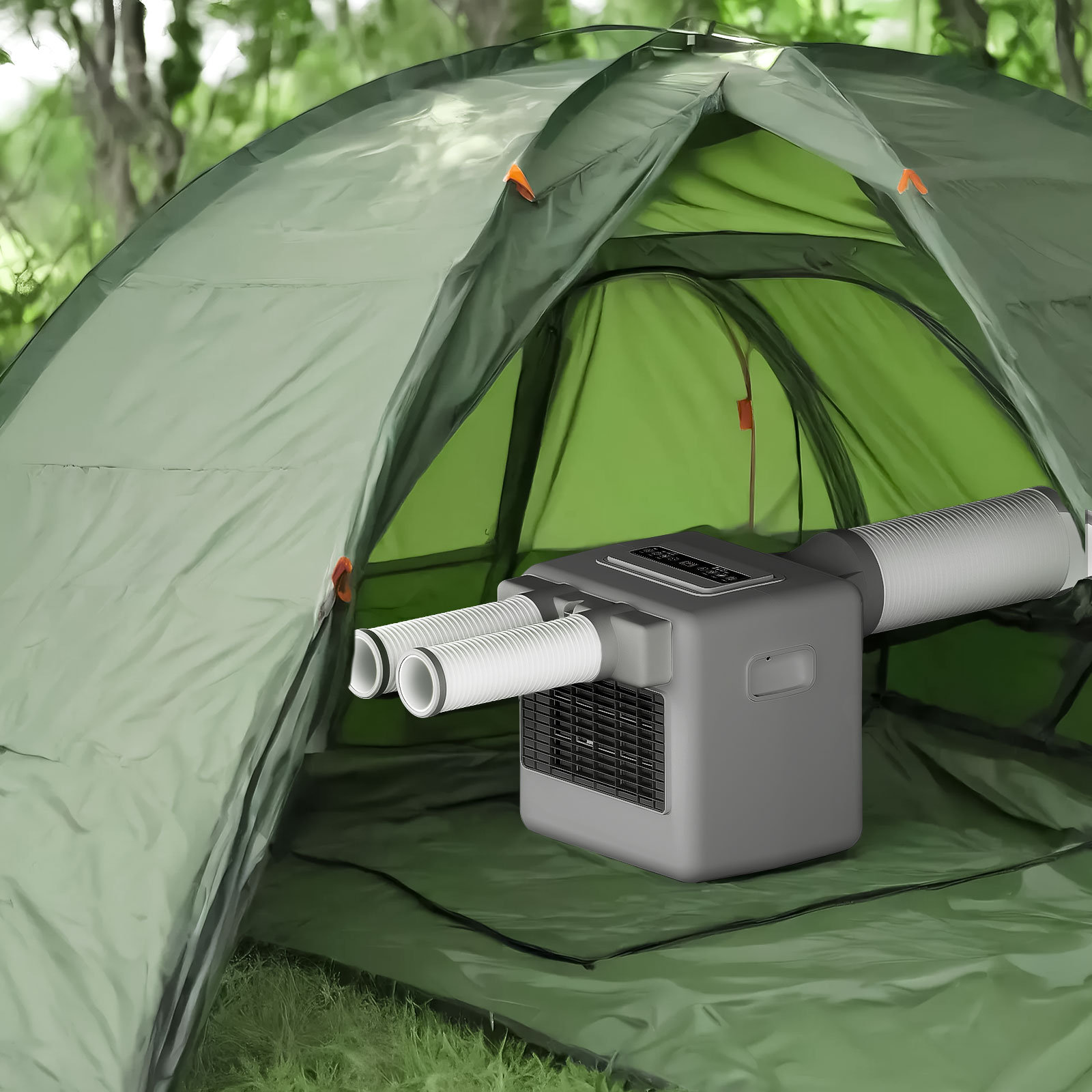 Karinear Tent Air Conditioner Portable Air Conditioner 3300BTU Grey 3 ...