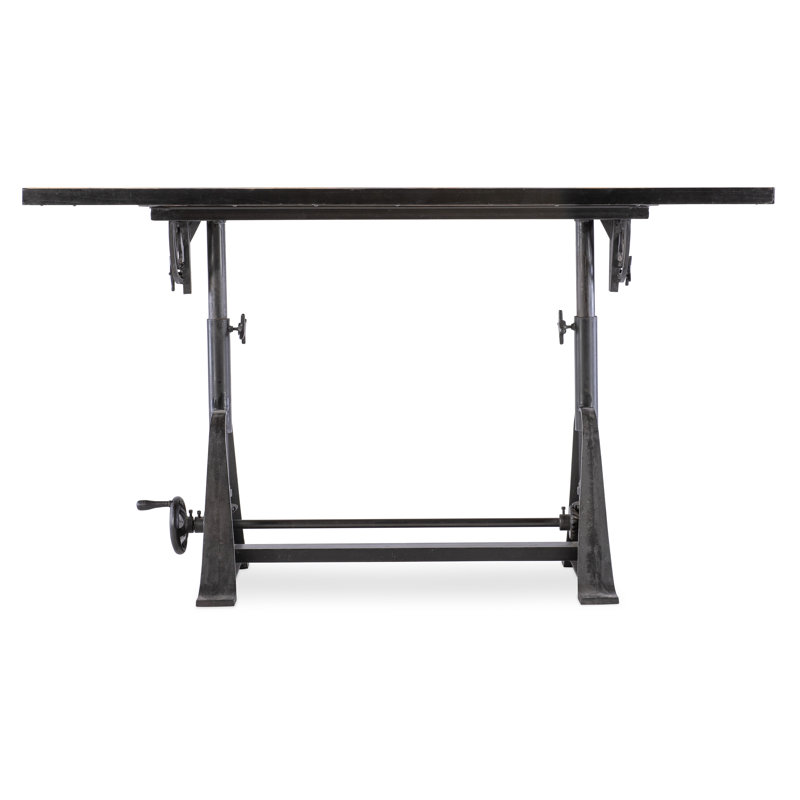Bobo Intriguing Objects Iron Printers Rectangle Axle Dining Table | Wayfair