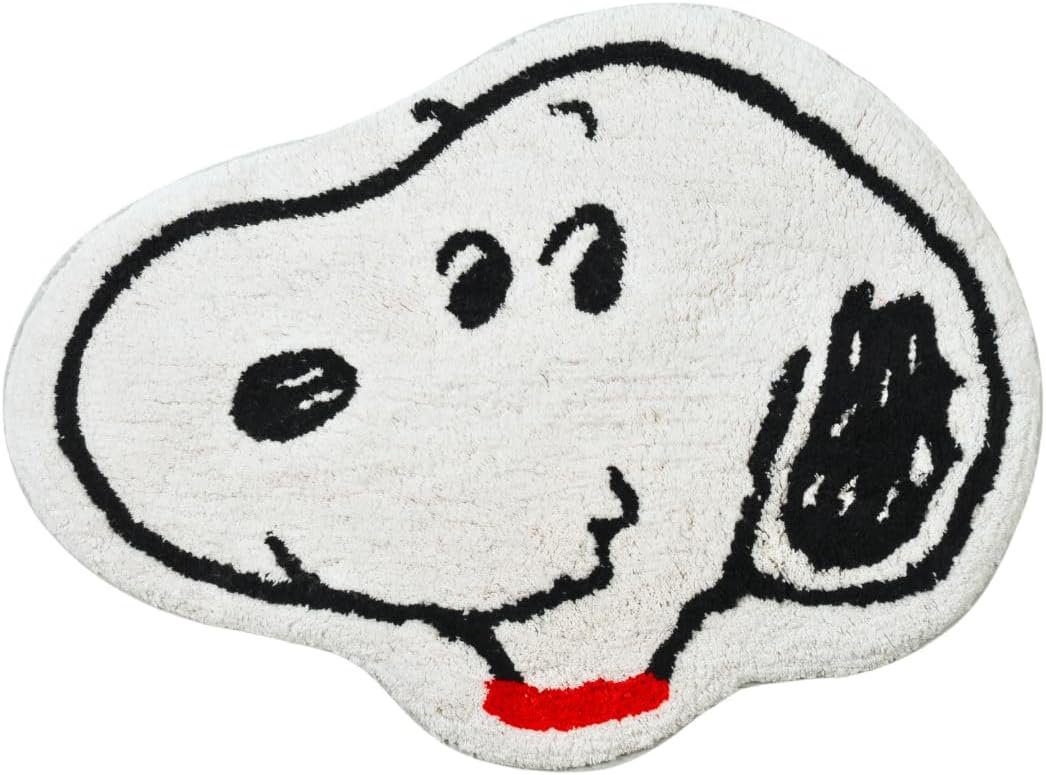 ChooChoo Peanuts Snoopy 100% Cotton Non Slip Plush Bathroom Mat Rug ...