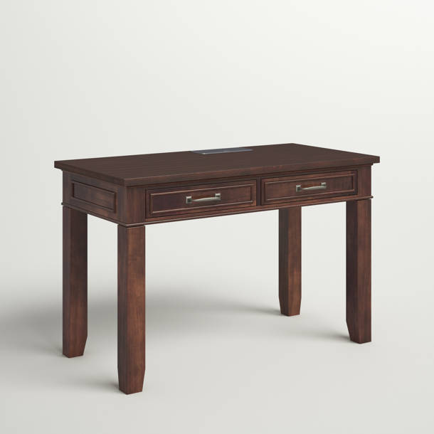 Three Posts™ Barna Desk with Built in Outlets & Reviews | Wayfair