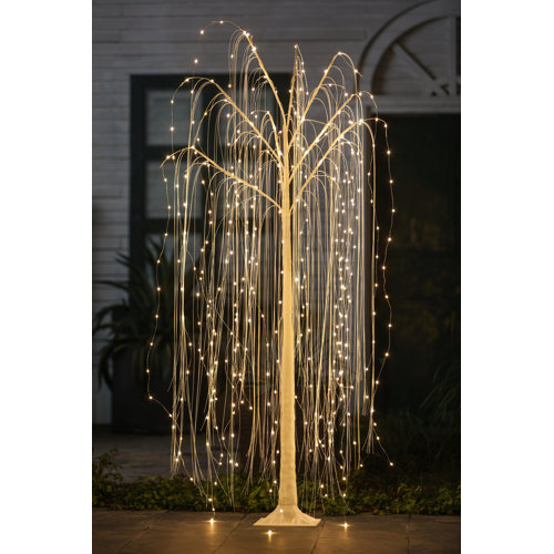 Lighted Twig & Birch Trees You'll Love | Wayfair