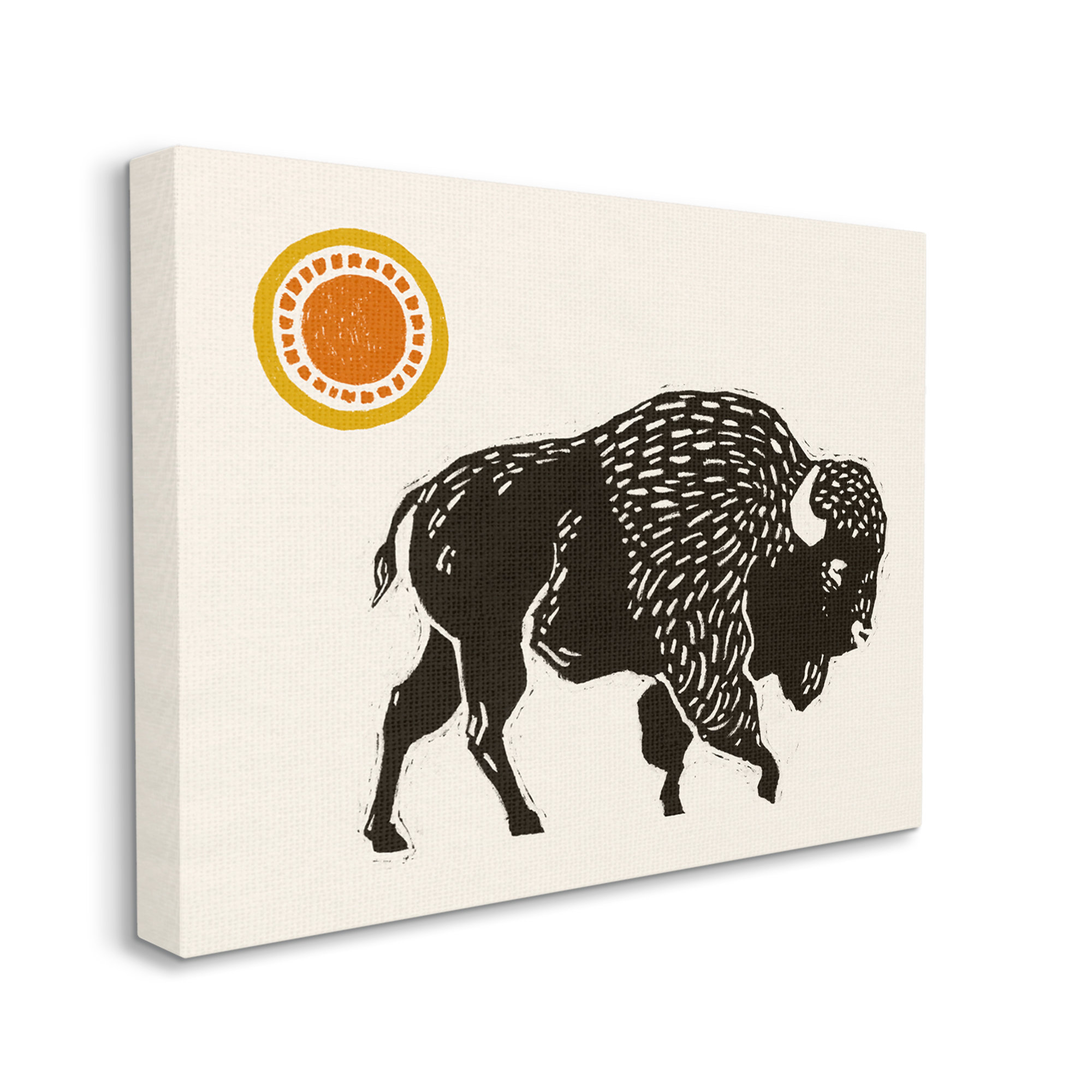 Millwood Pines Southwestern Bison par Victoria Barnes - Wayfair Canada