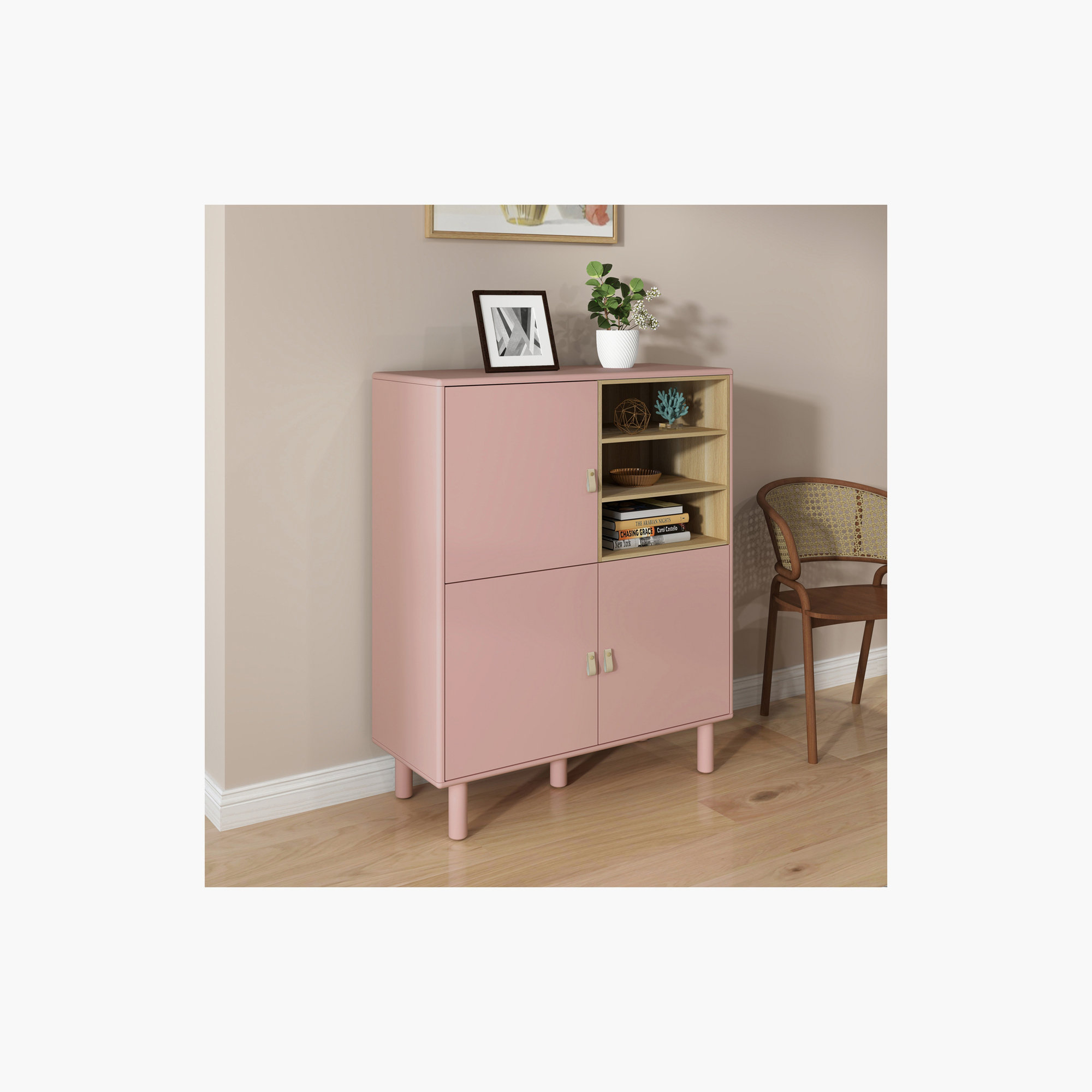 George Oliver Storage cabinet with door, multifunctional storage ...