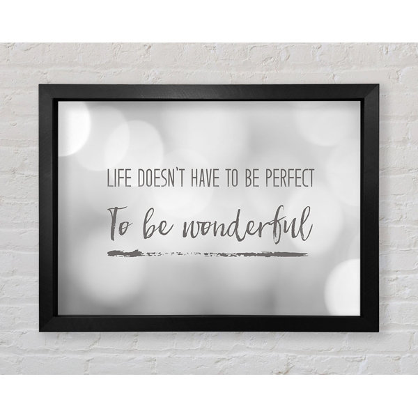 Bright Star Life Doesnt Have To Be Perfect To Be Wonderul - Single ...