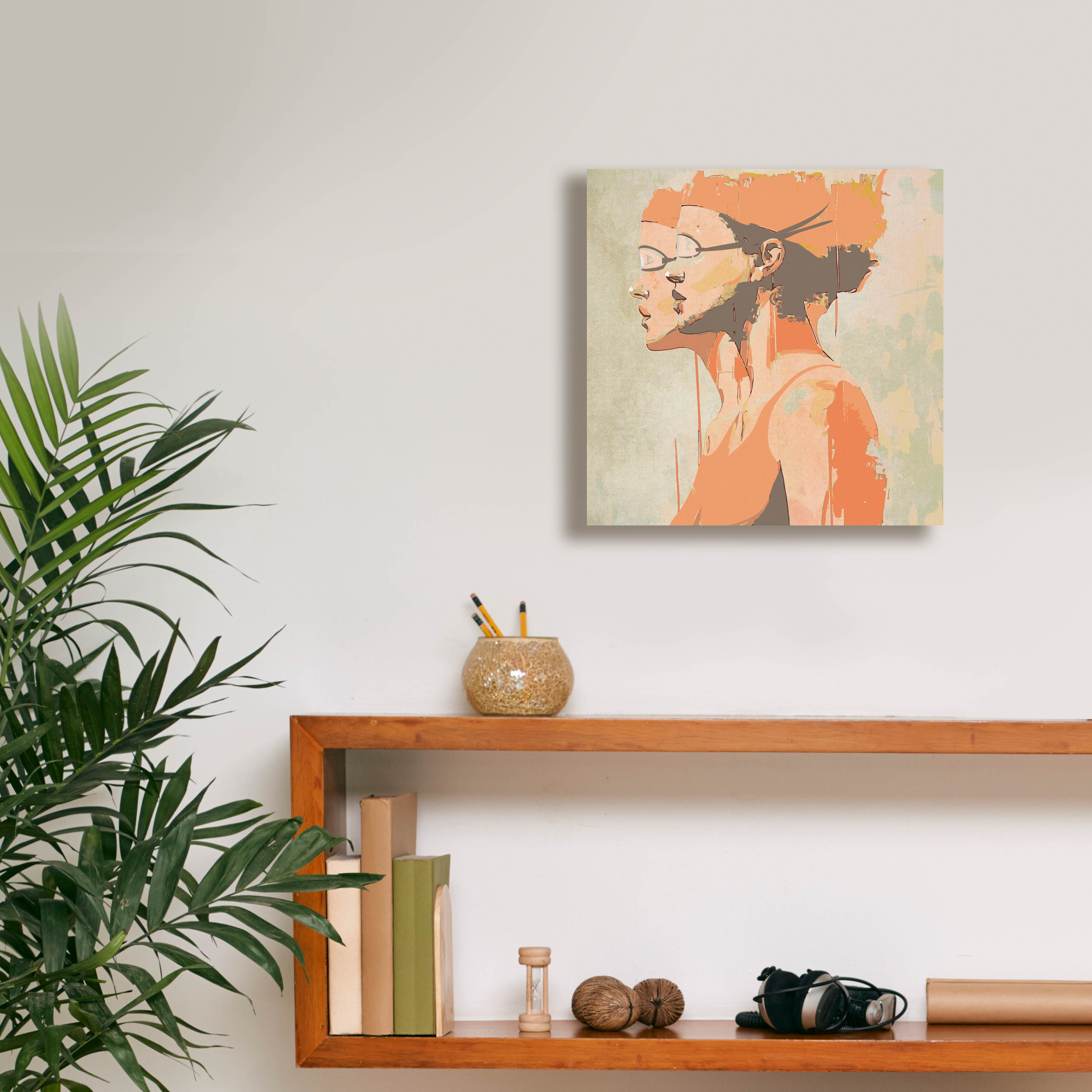 Lark Manor™ Swimming Twins' by Layla Oz Canvas Wall Art | Wayfair