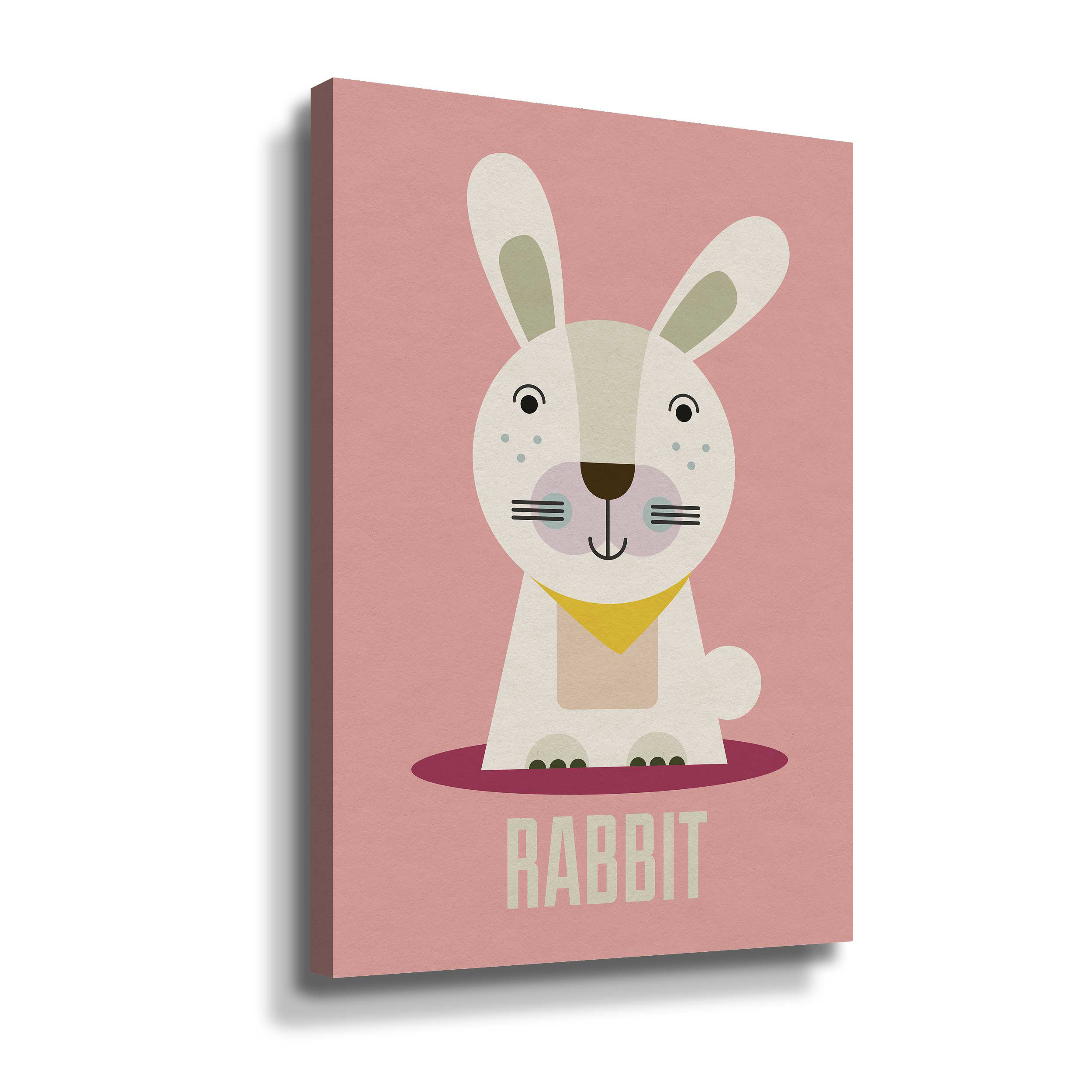 Zoomie Kids Rabbit Kids Nursery Rabbit Kids Nursery - Painting on ...