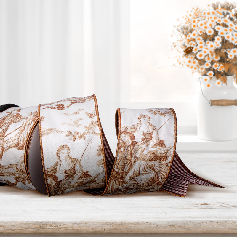 The Twillery Co.® Toile Ribbon | Wayfair