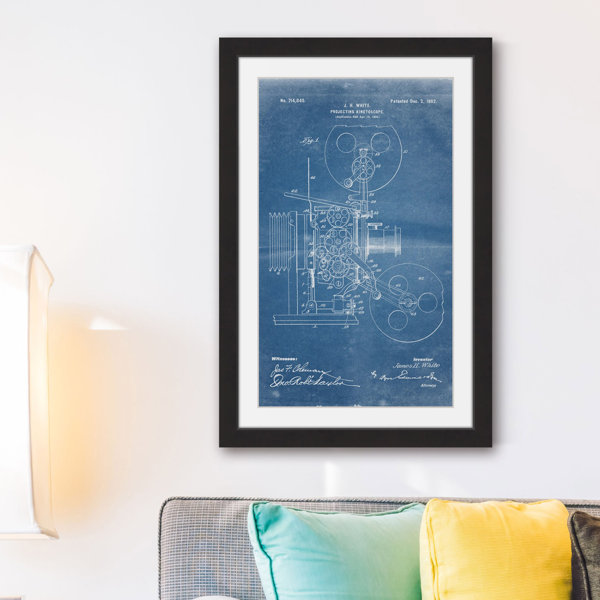 Marmont Hill " Projector 1902 Blueprint " by Steve King - Wayfair Canada