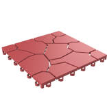 3rd Street Inn 12" x 12" Stone Interlocking Deck Tile & Reviews | Wayfair