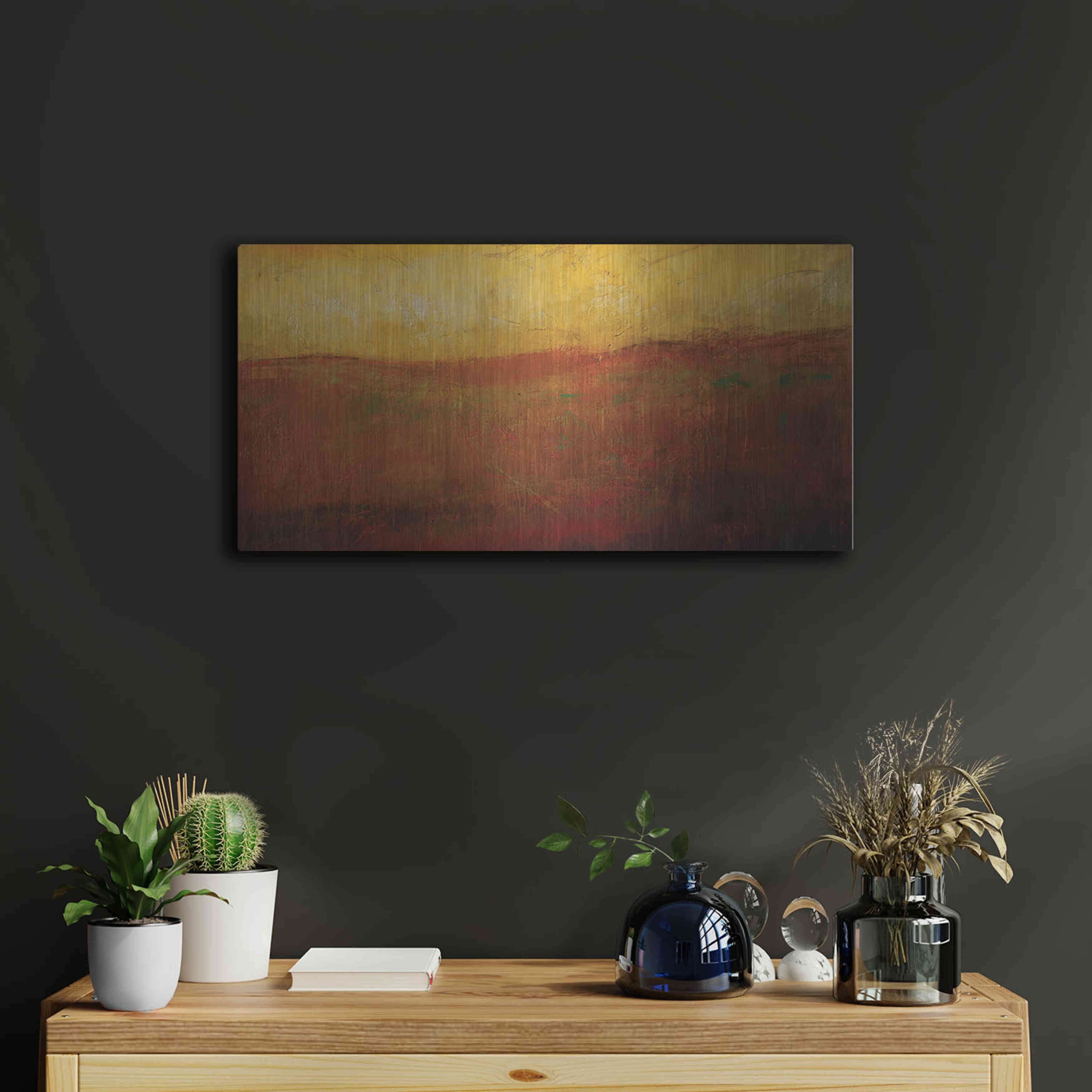 Orren Ellis 'Golden Sunrise' by Jadei Graphics, Metal Wall Art | Wayfair