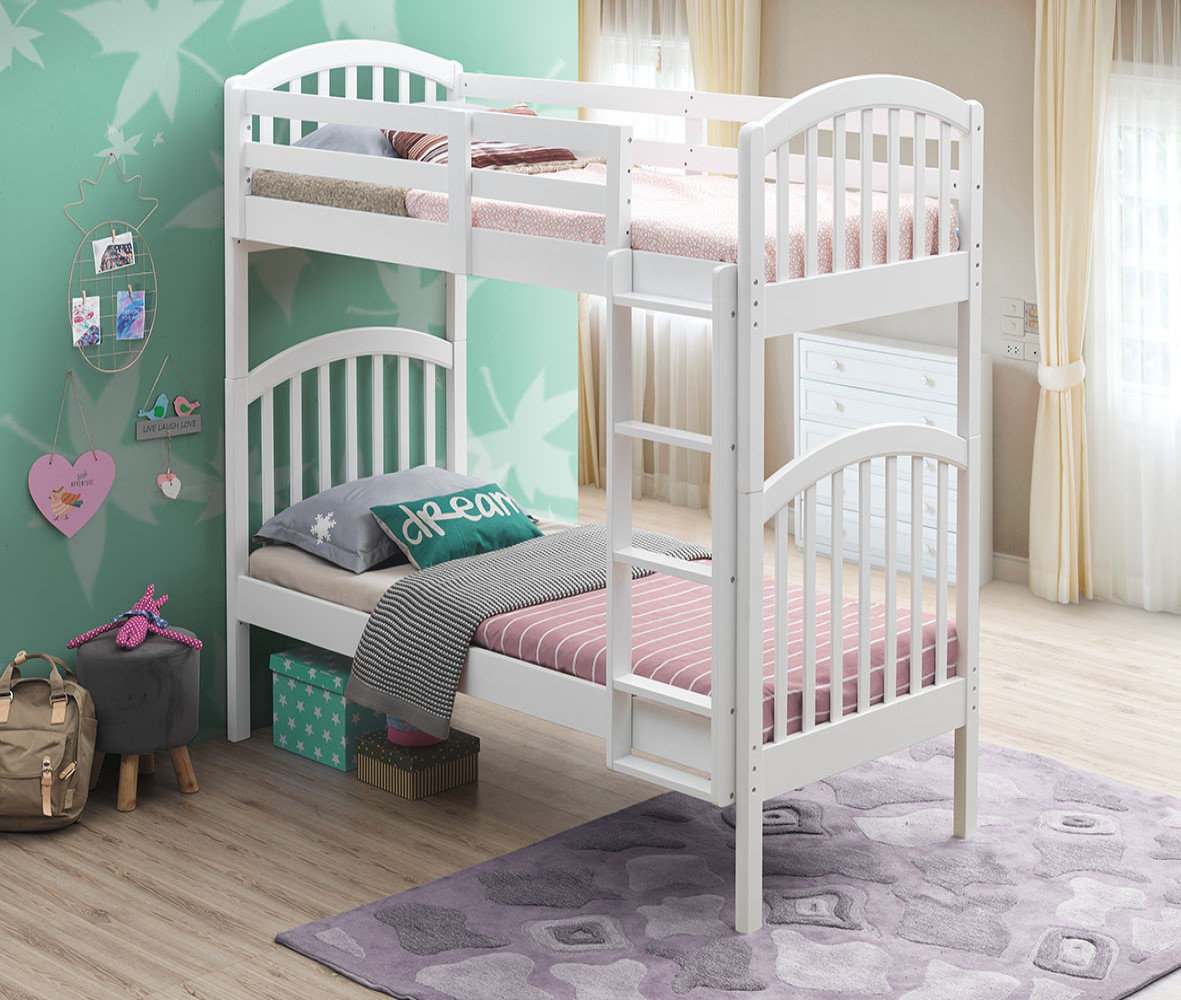 Harriet Bee Riva Twin over Twin Bunk Bed | Wayfair