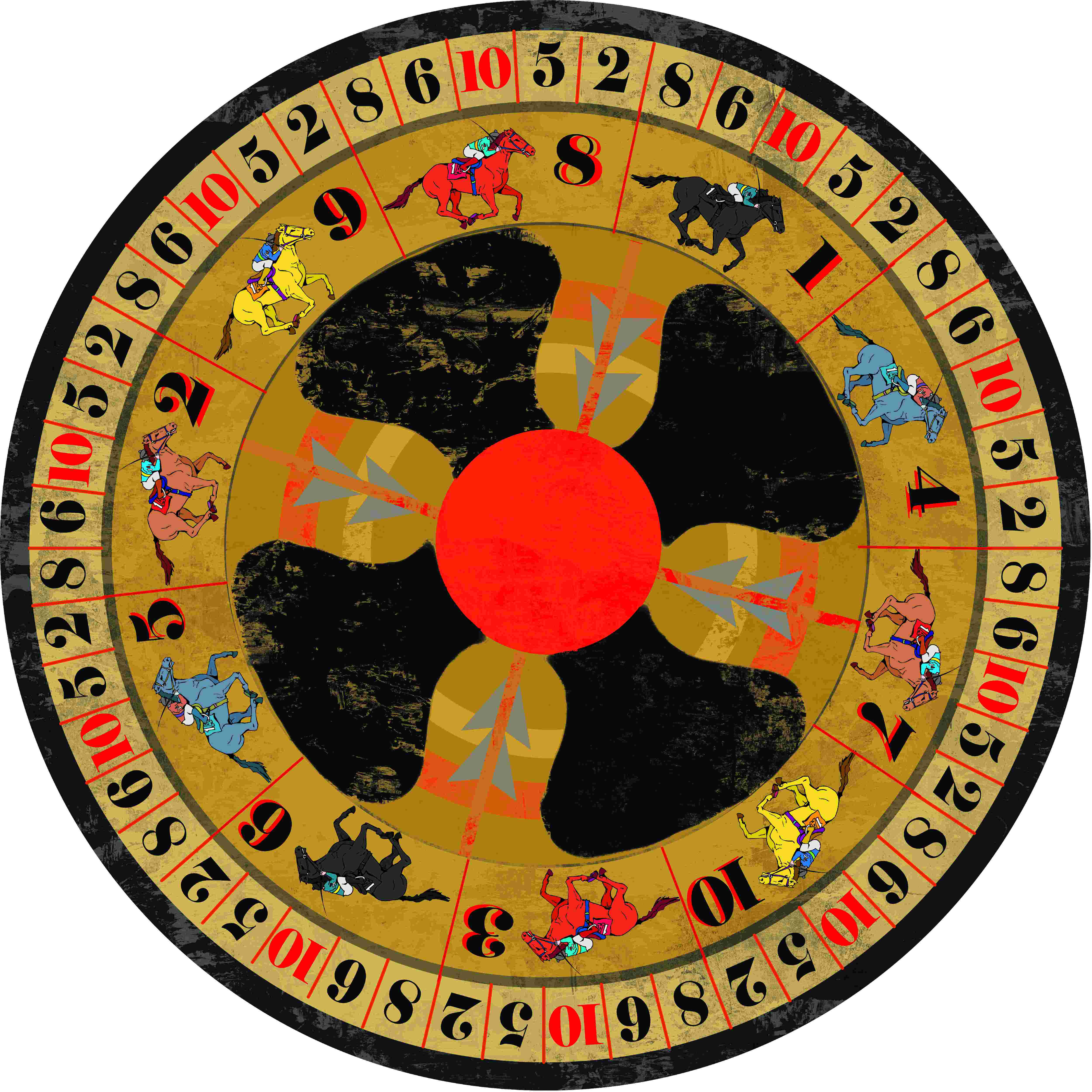 Trinx Carnival Wheel - Wrapped Canvas Graphic Art - Wayfair Canada