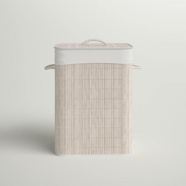 Sand & Stable Bamboo Rectangular Hamper & Reviews | Wayfair