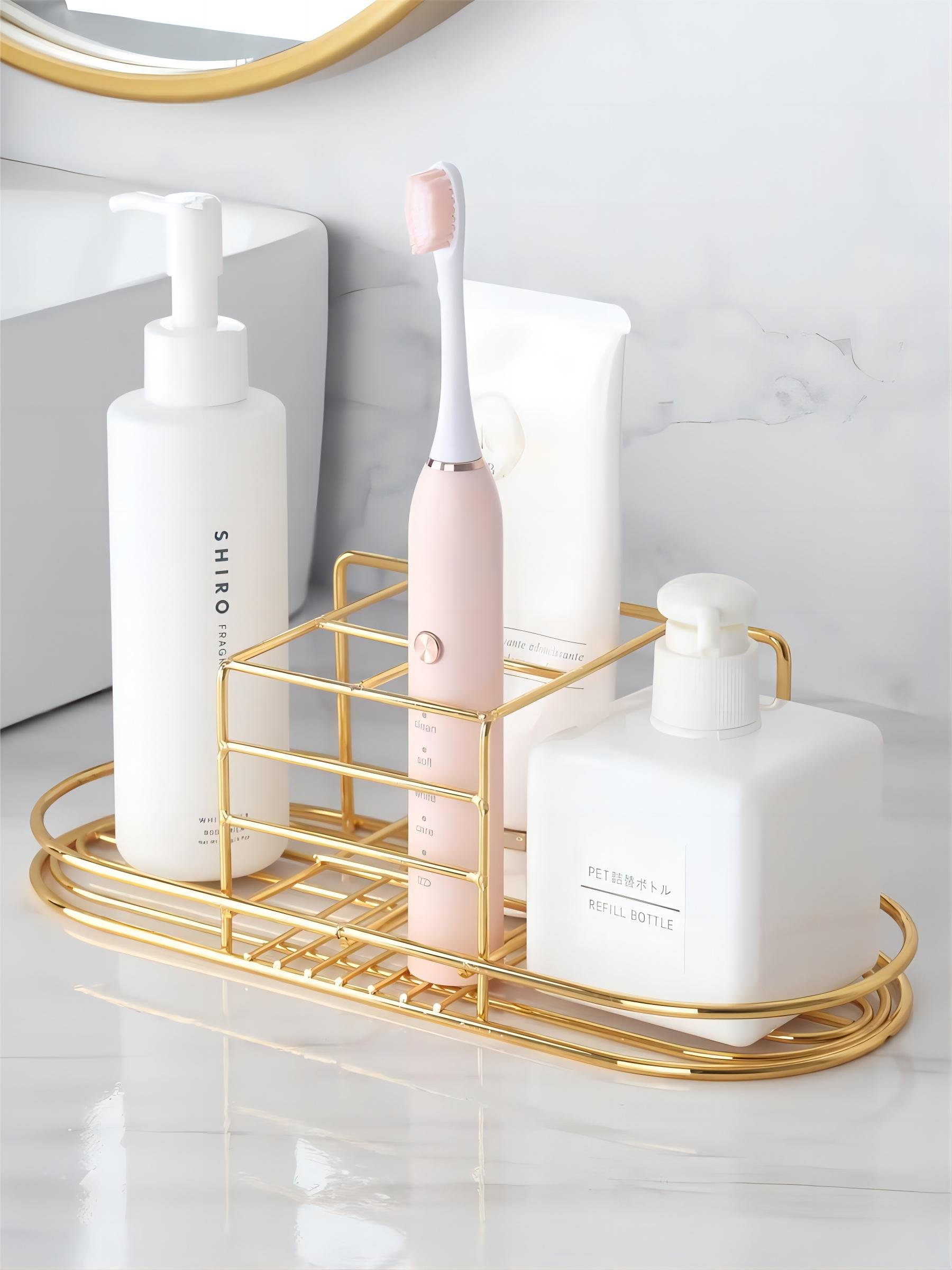 Mercer41 Toothbrush Holder With Cup,Electric Toothbrush Toothpaste ...