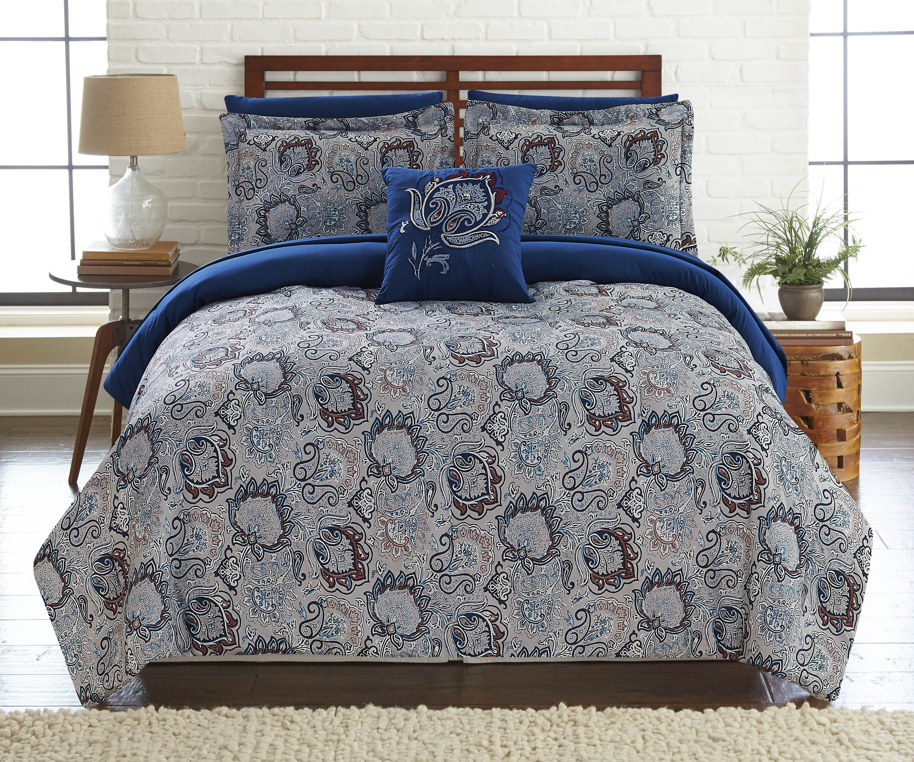 Modern Threads - Corsicana Collection Comforter Set - Reversible ...