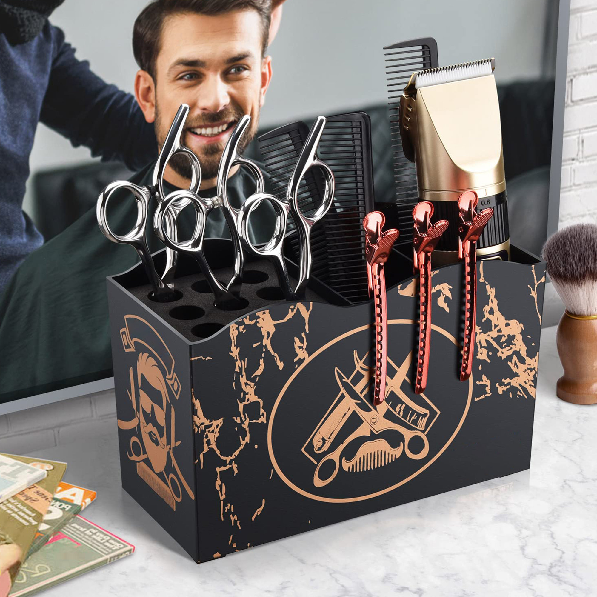 17 Stories Hair Scissors Storage Box | Wayfair