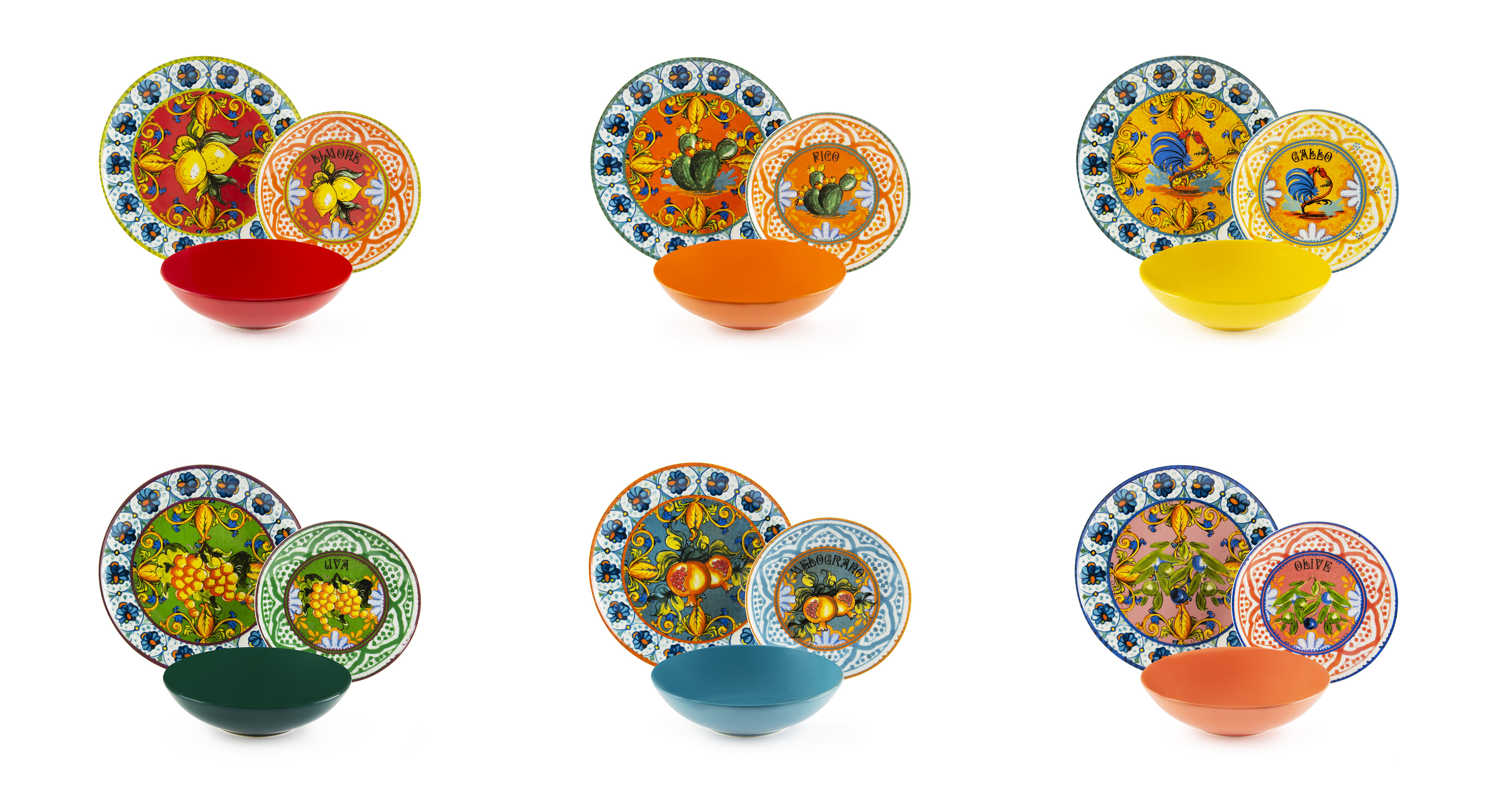 Excelsa Bari Vecchia Porcelain Dinnerware - Set of 18 | Wayfair.co.uk