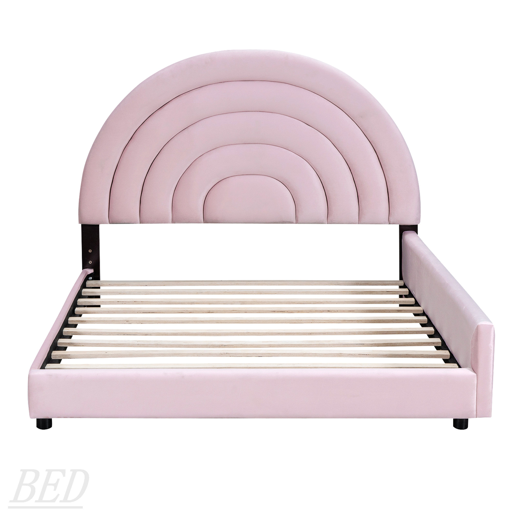 Latitude Run® Twin Full Upholstered Platform Bed Wayfair