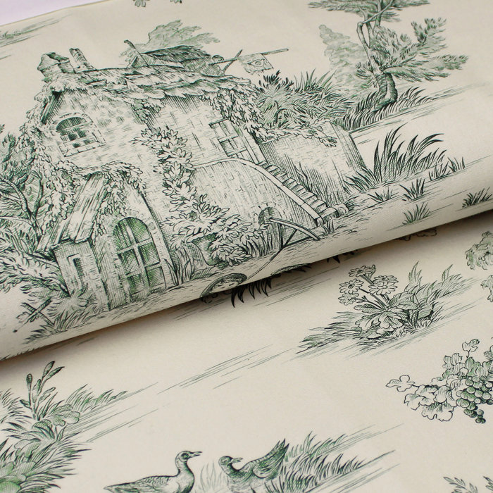 The Tailor's Bed Toile De Jouy Cotton Toile Comforter Set & Reviews ...