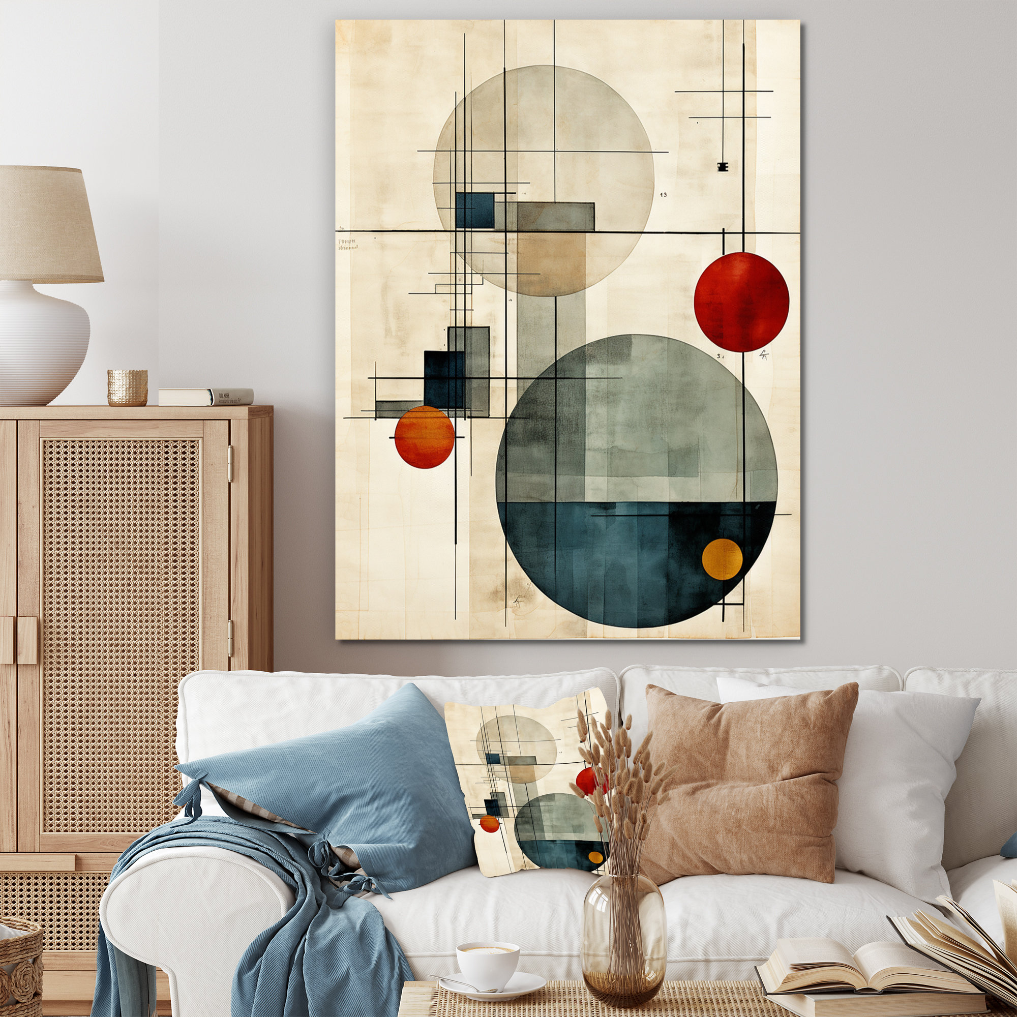 Wrought Studio™ Deconstructed Moon Phases Retro Minimal I ...