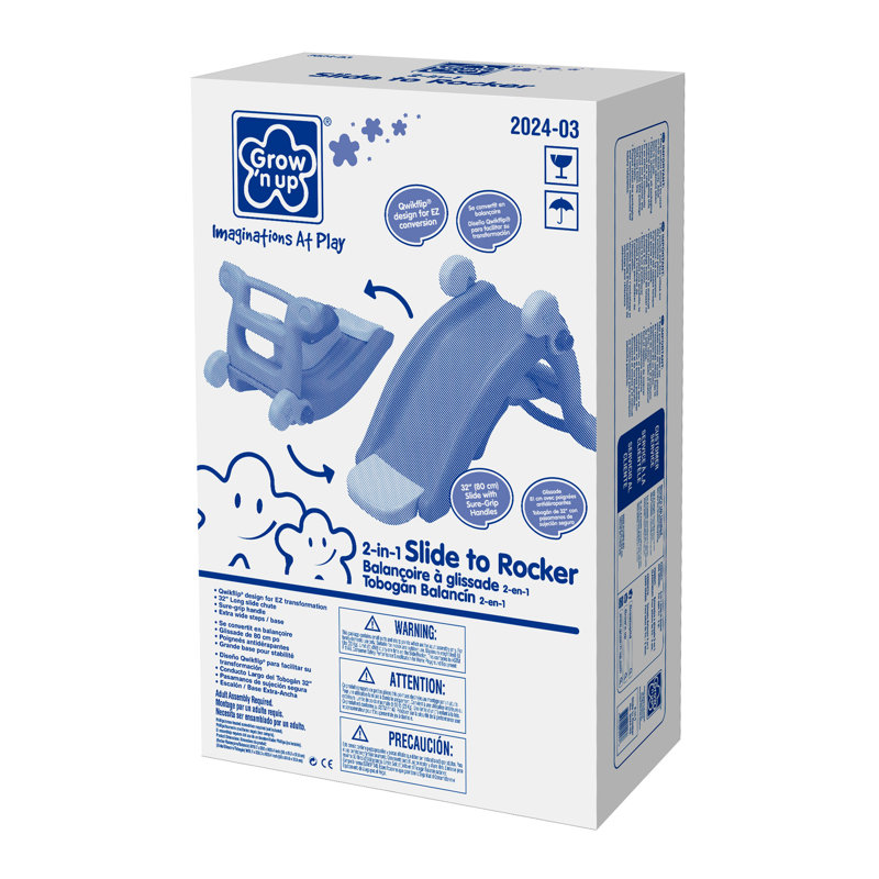 Grow 'n Up Fun Slide N Rocker & Reviews | Wayfair