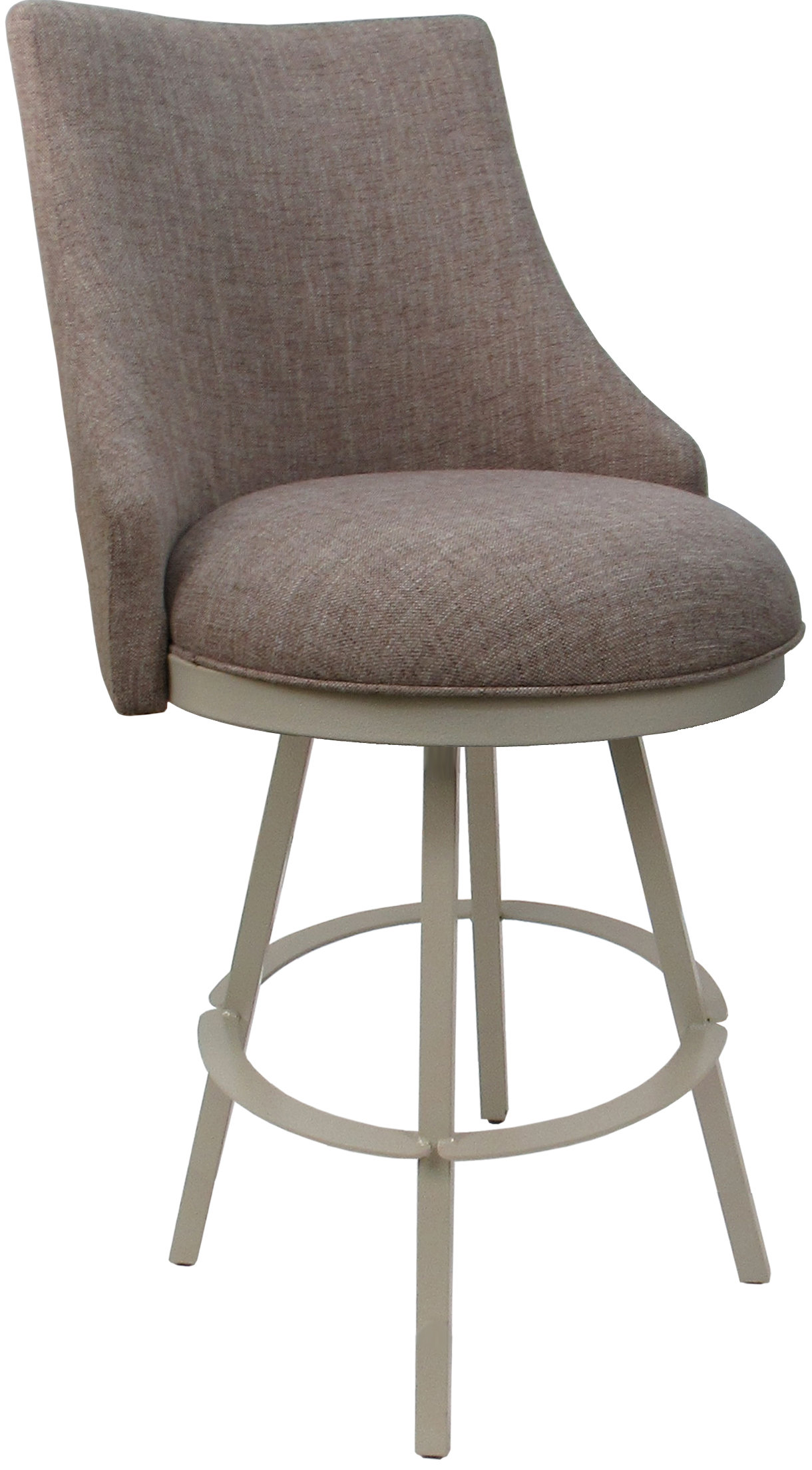Corrigan Studio Swivel Metal Counter Bar Stool 26" Seat On Warren Base ...