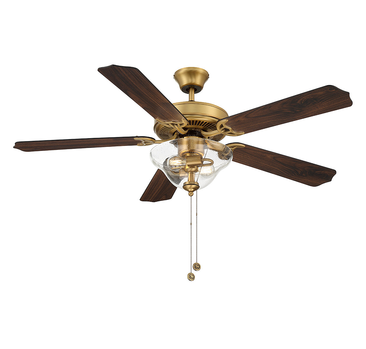 Charlton Home® 52" Garrett 5 - Blade Standard Ceiling Fan with Light ...