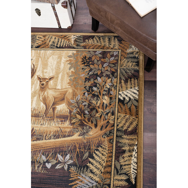 Threadbind Performance Beige/Brown Rug & Reviews | Wayfair