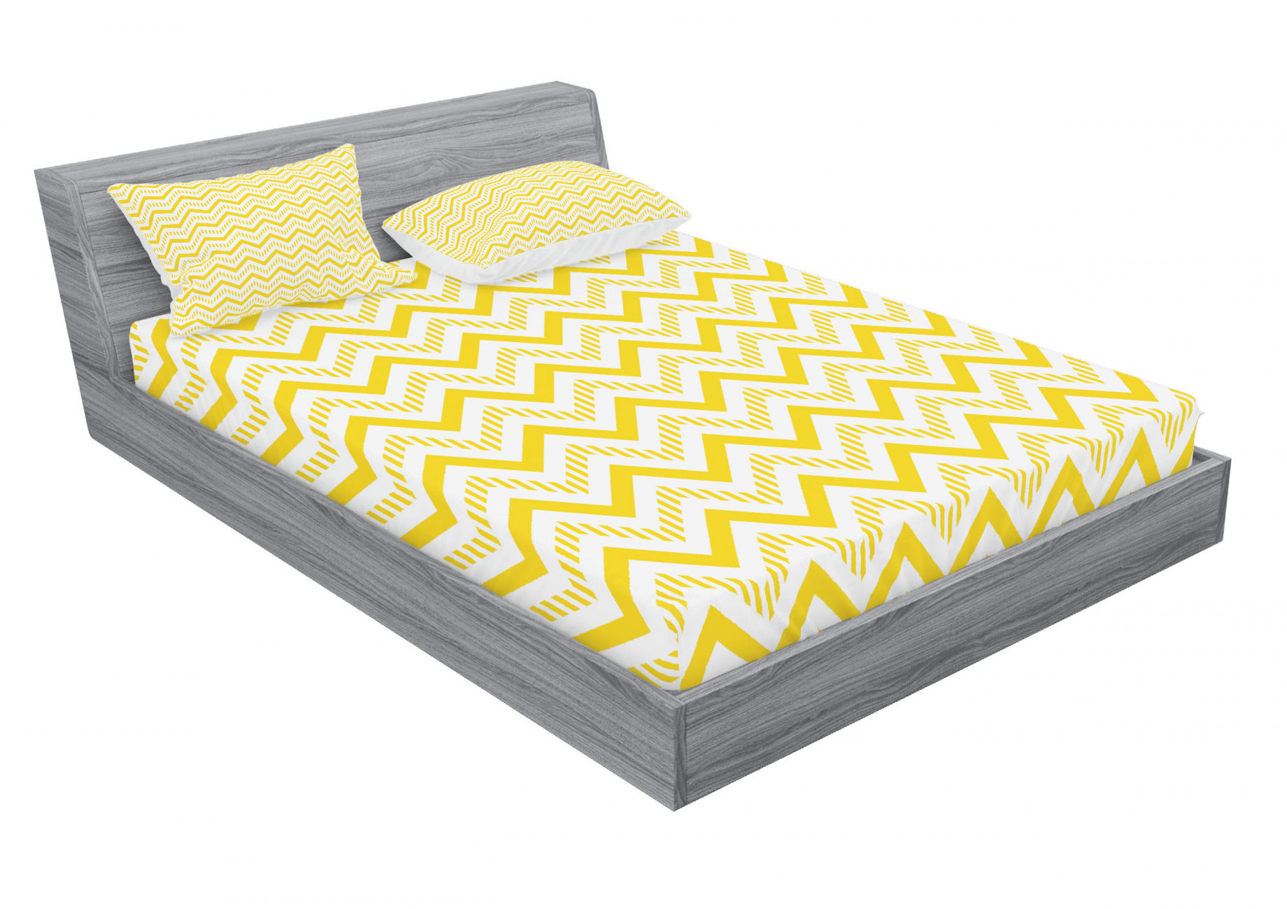 Ambesonne Cool 90s Retro Chevron Sheet Set | Wayfair