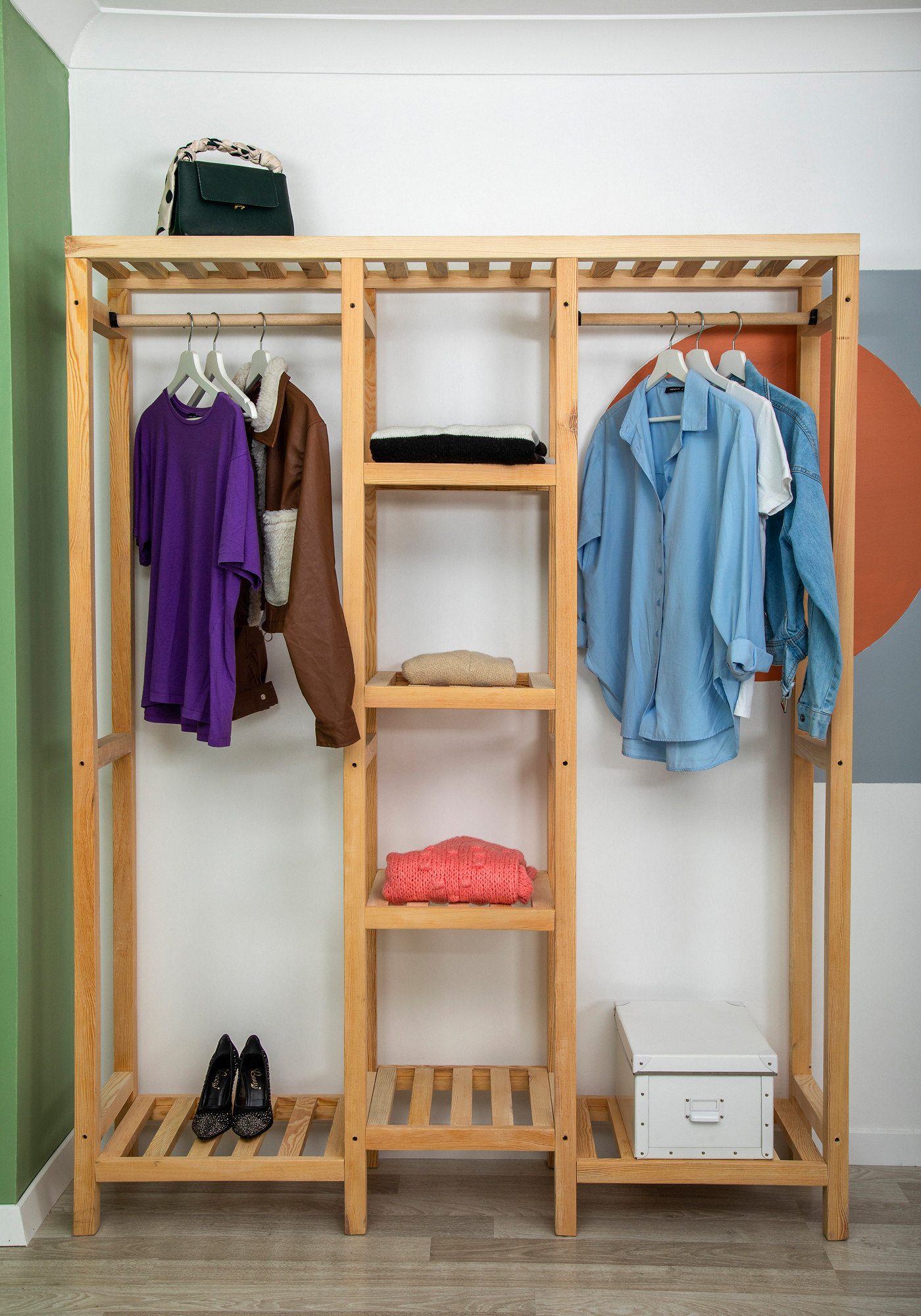 East Urban Home Pollman 57" Clothes System | Wayfair