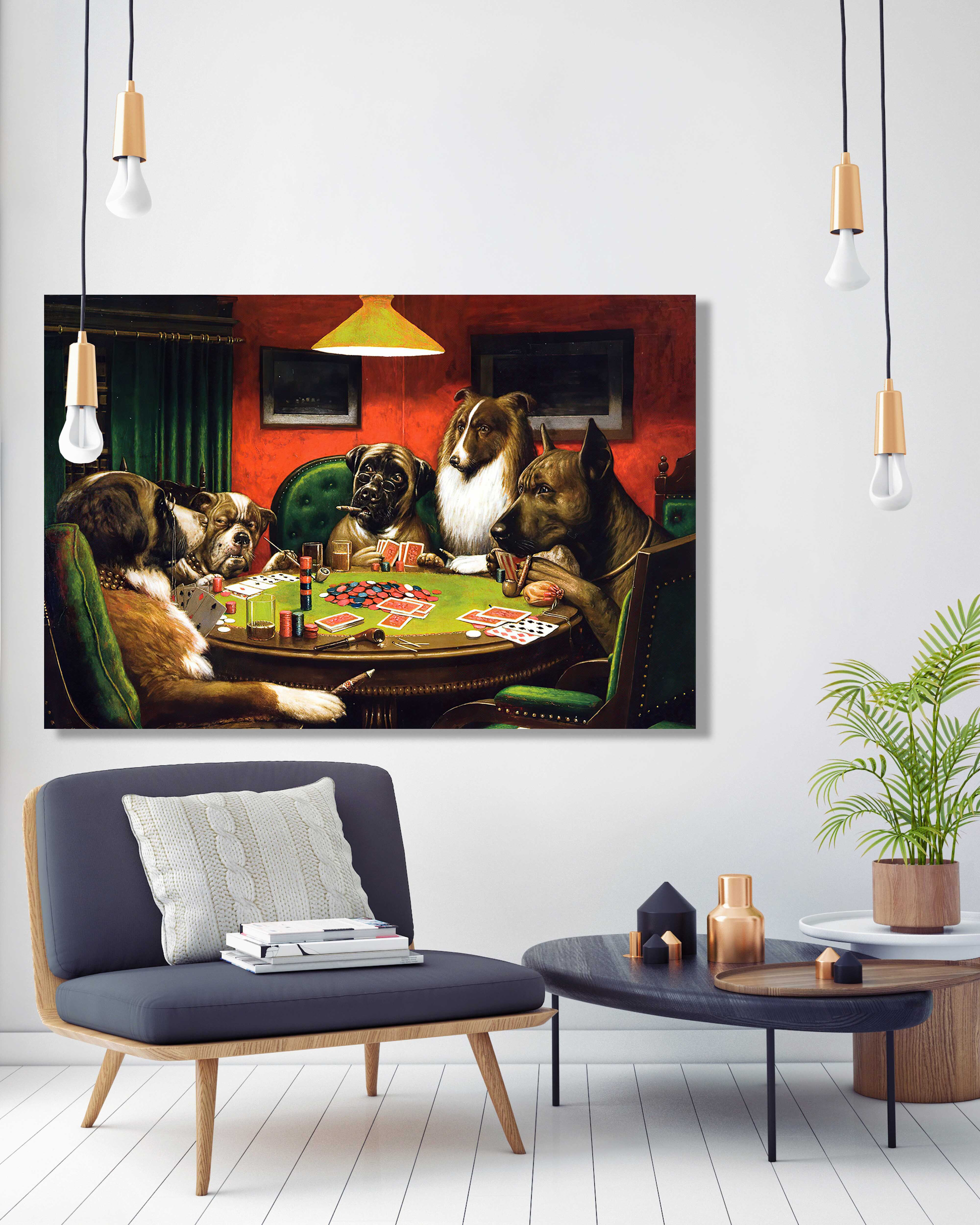 Looife Dogs Playing Pokers - Wayfair Canada